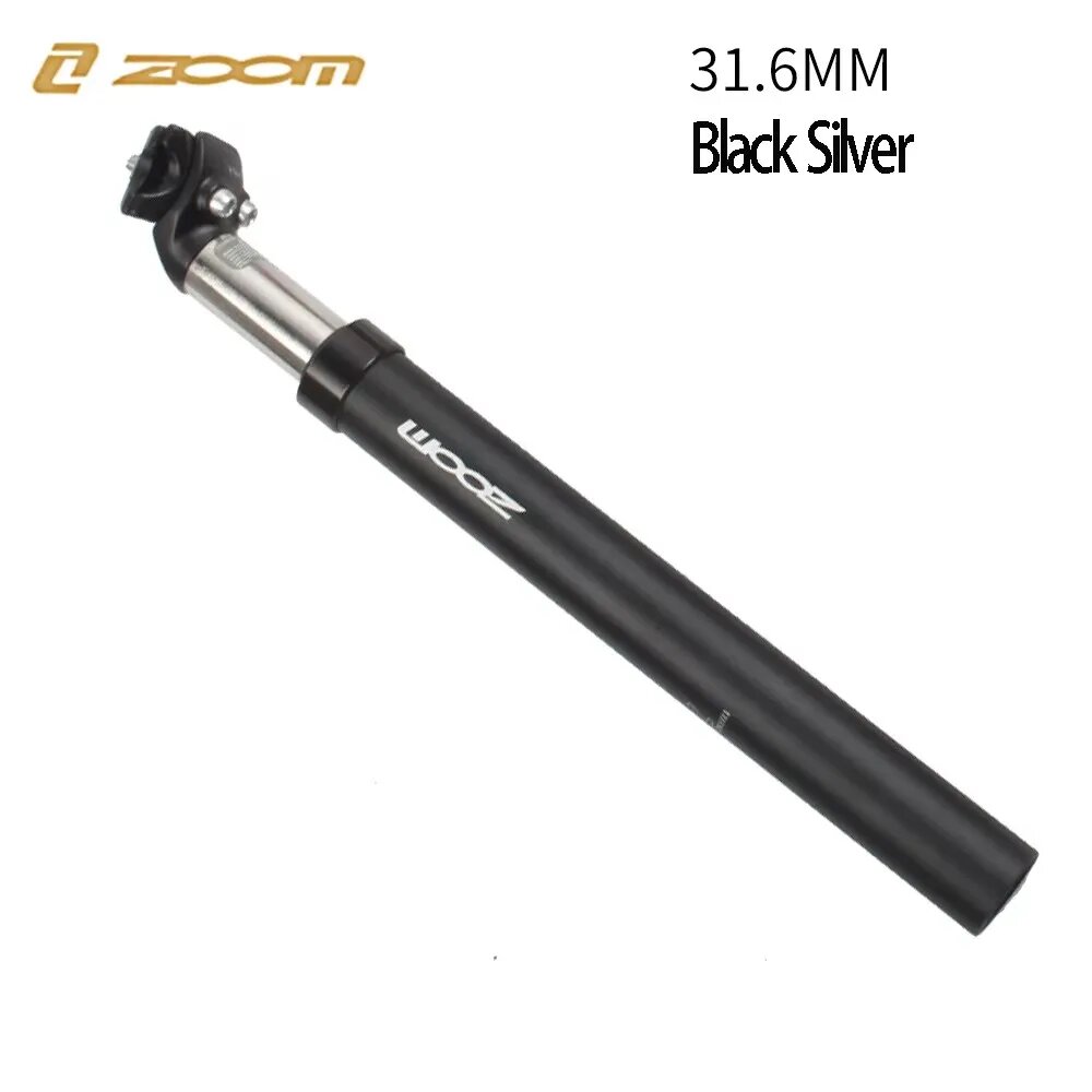 ZOOM SPS-405 Амортизатор подседельного штыря 27.2/31.6 мм Черный Черный, 31.6 Black Silver