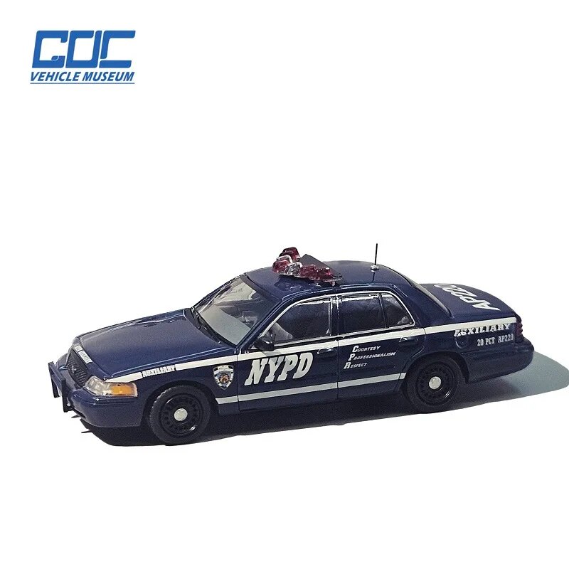 Модель автомобиля NYPD Crown Victoria 1:64, AP220 DarkBlue