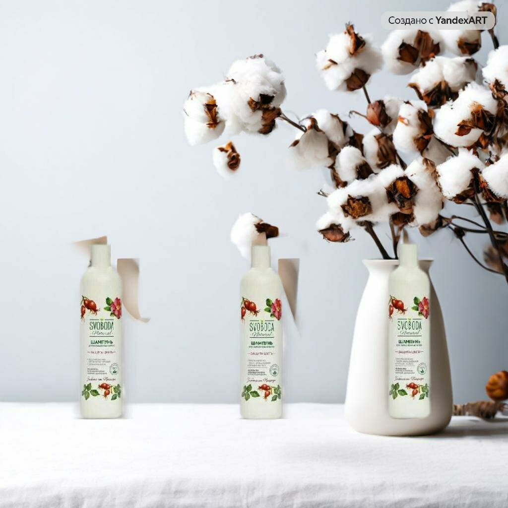 Шампунь для окрашенных волос для женщин Свобода, 430 мл, 3 шт