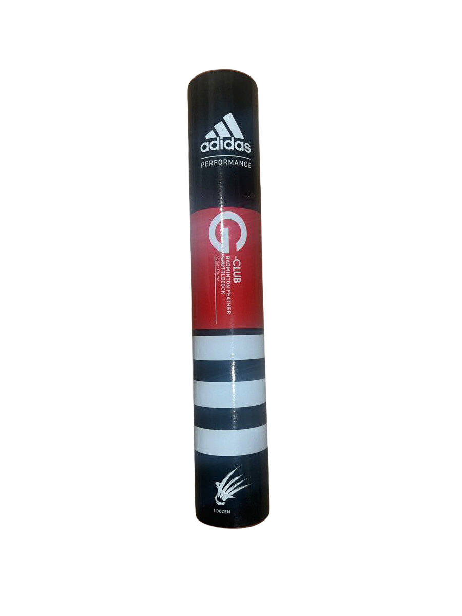 Воланы для бадминтона Adidas G-Club x12, White, 79 Утиное перо