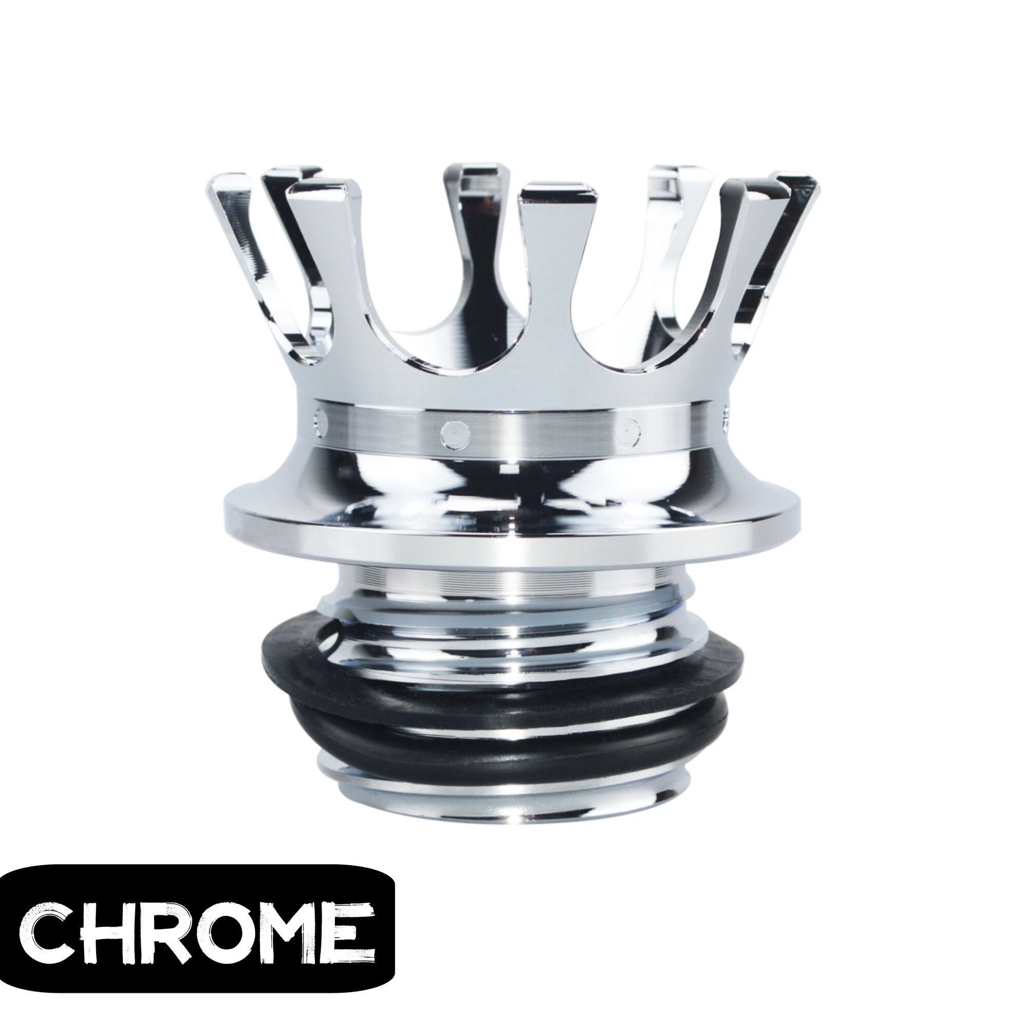 Крышка топливного бака Мотоциклетная крышка бензобака в стиле короны для Harley Davidson Chrome