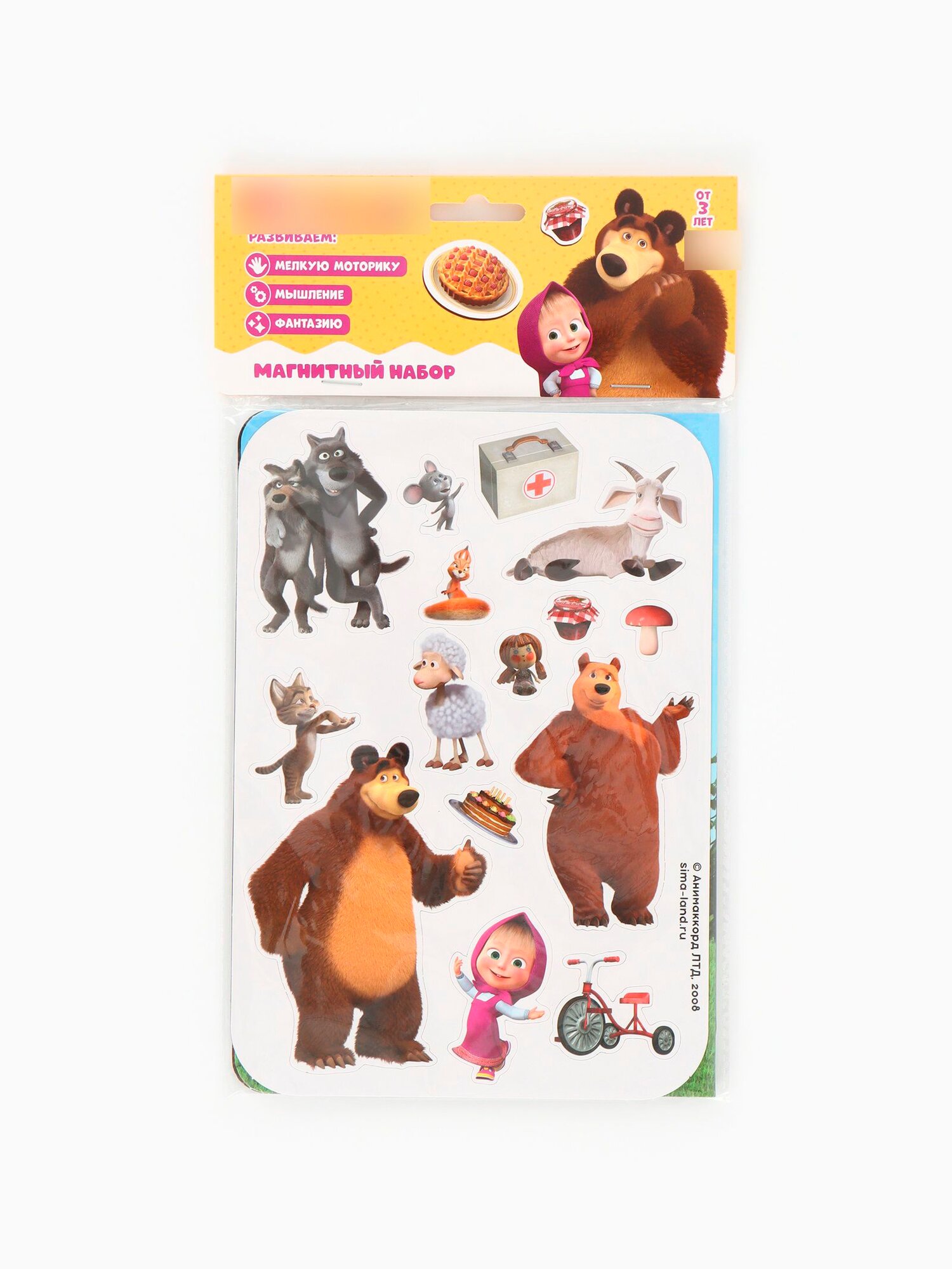 Магнитная игра Маша и Медведь , 1 шт.