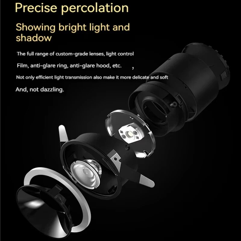 T3 Downlight Black 6W 80° Apple HomeKit — фото 1