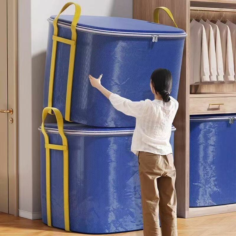 Сумка для хранения "Сверхпрочная", оранжевая, пластик, 60x50x80 см