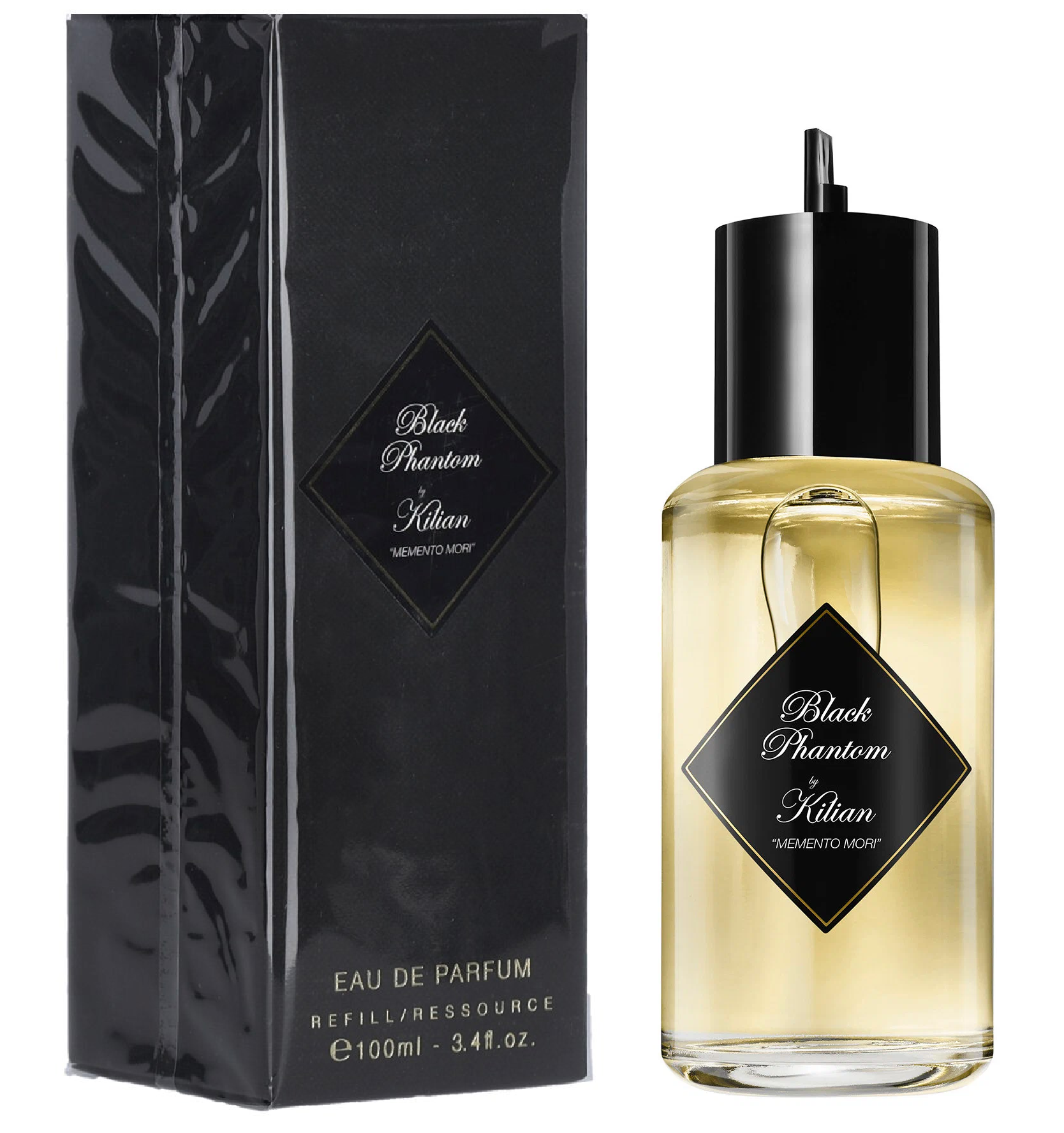 By Kilian Black Phantom, MEMMENTO MORI 100 ml Refill New Design Парфюмерная вода, Франция.