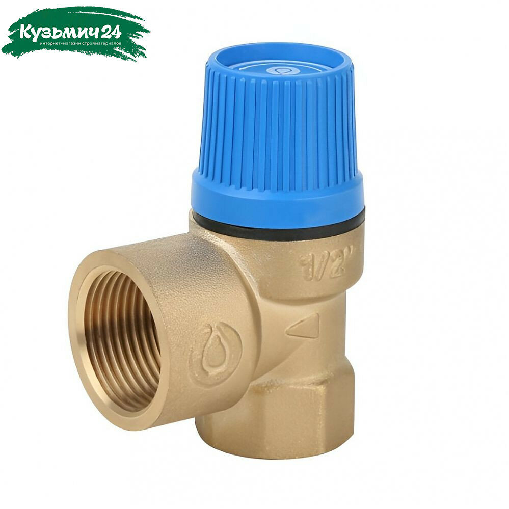 Клапан предохранительный ВР-ВР Gappo G1456.2 1/2"x3/4"x8 бар