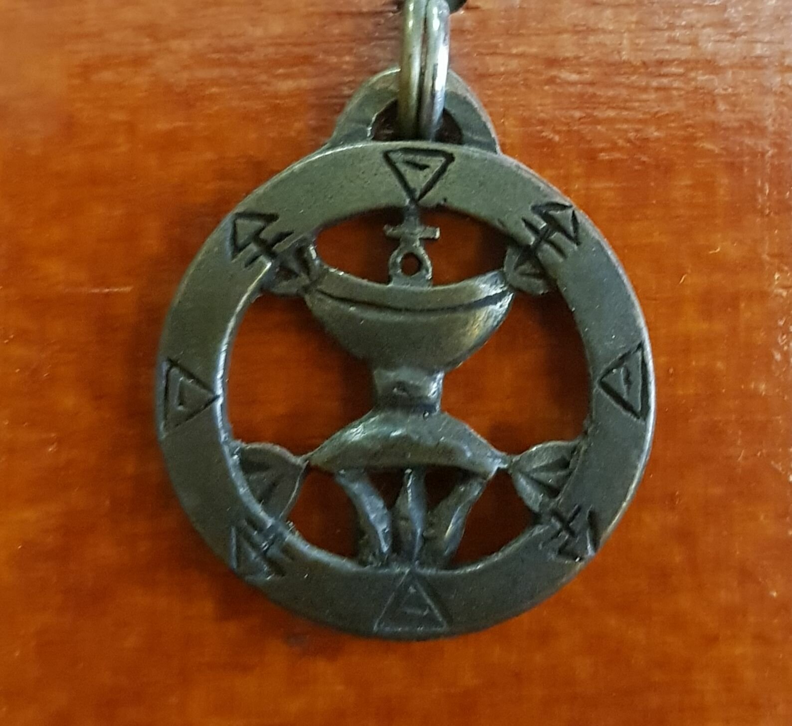 Амулет талисман защитный "Талисман Любви, привораживания, прочности чувств и браков" 2,5х2,5см, металлический, 041