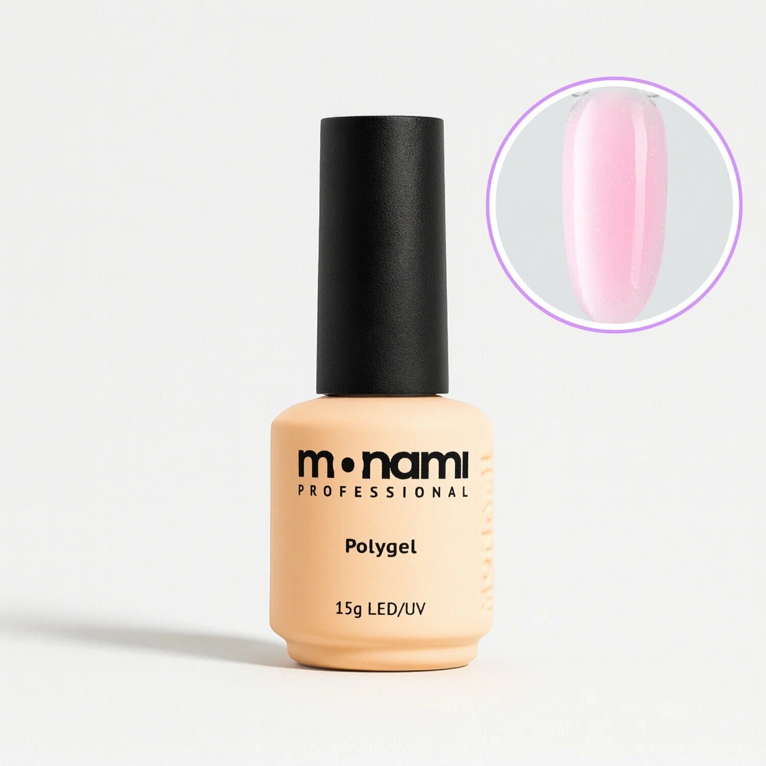 Жидкий полигель "Monami" Liquid PolyGel №15, износостойкий, 15г
