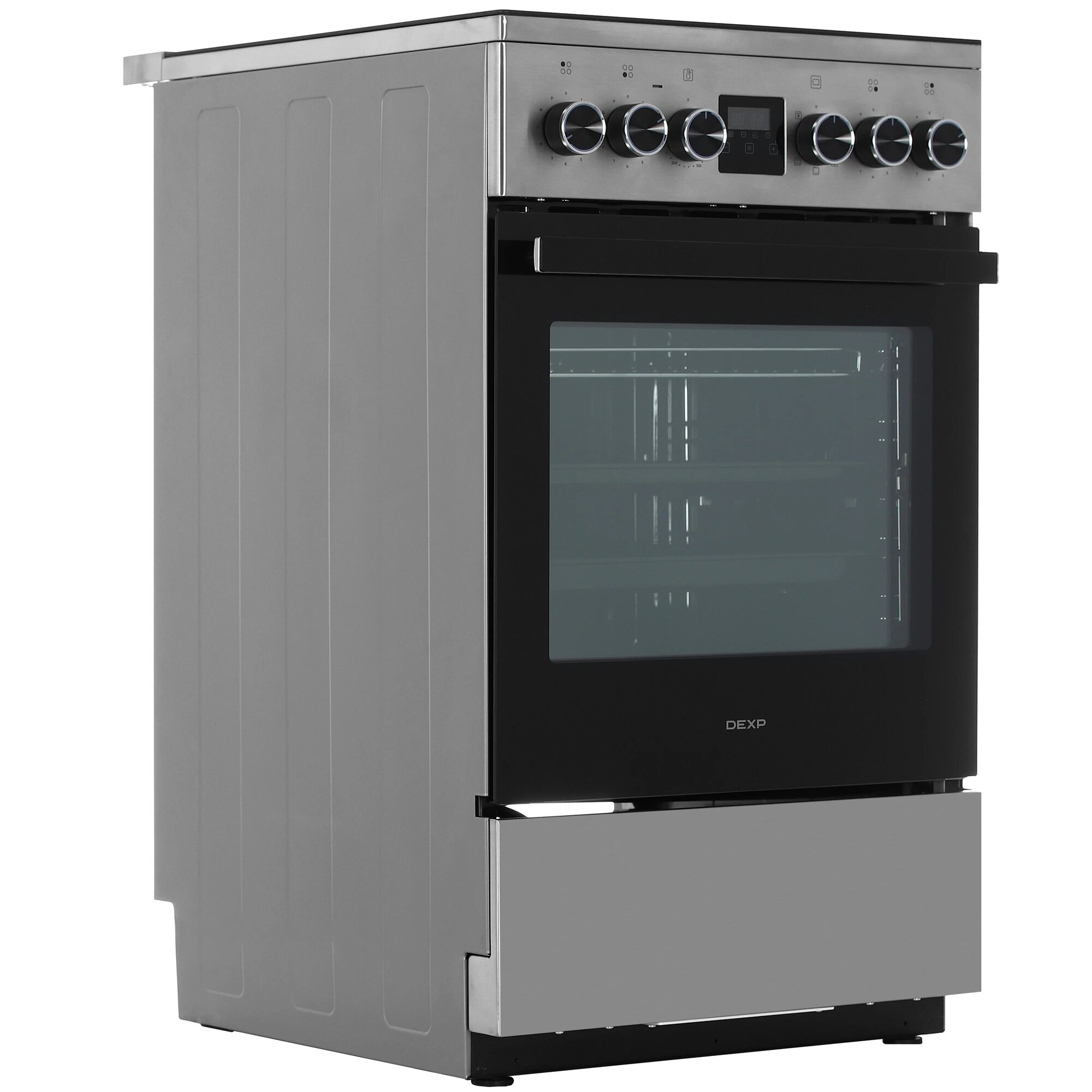 Электрическая плита DEXP E35-2 серебристый