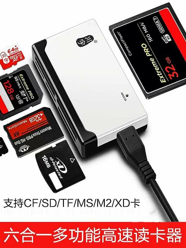 USB 2.0/3.0 Type-C Считыватель для SD и TF Карт - Двойное Использование для Телефона и ПК