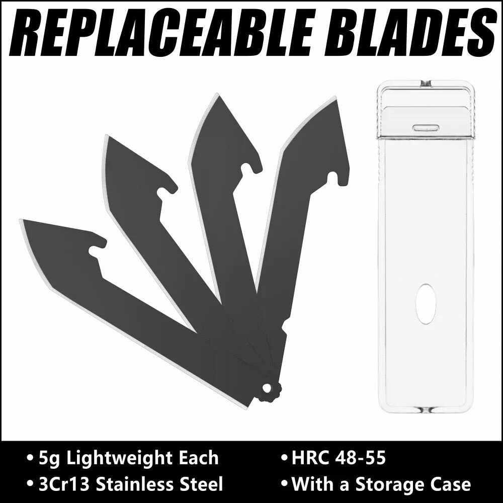 Складной нож SWISS+TECH, набор 5 шт, Для кемпинга, рыбалки, пешего туризма, охоты.