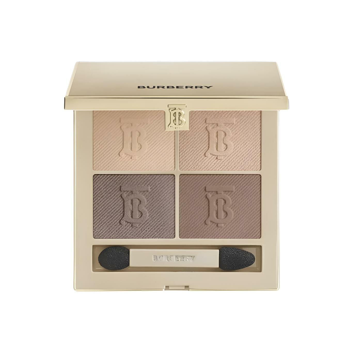 Тени для век женские Burberry Cashmere 4 цвета, 5731291, легкие в растушевке, осветляющие и маскирующие, 4.7г