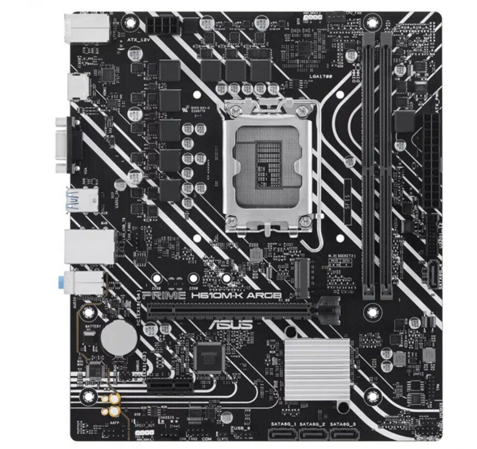 Материнская плата Asus PRIME H610M-K ARGB (90MB1G90-M0EAY0)