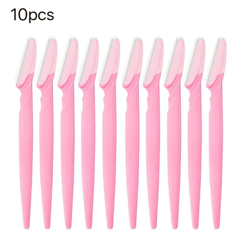 10шт Триммер для бровей RUZOFO, розовый C514-pink