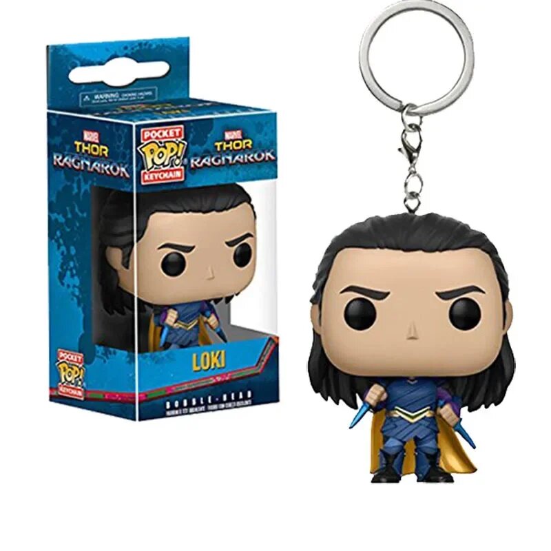 Funko POP! Loki (Thor: Ragnarok), ключница, темно-синий, 7