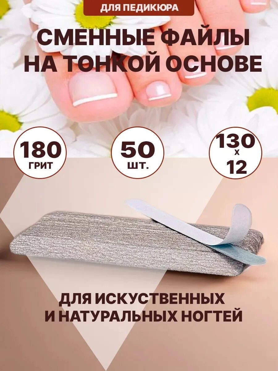 Сменные файлы для пилки Mini 180 грит, тонкие 50 шт.