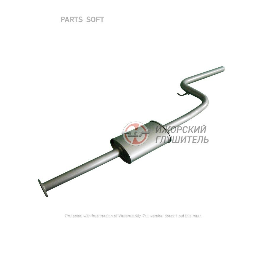 Резонатор с трубой соединительной в сборе ford focus iii хэтчбек (дв. 1.6) ижорский глушитель 136472