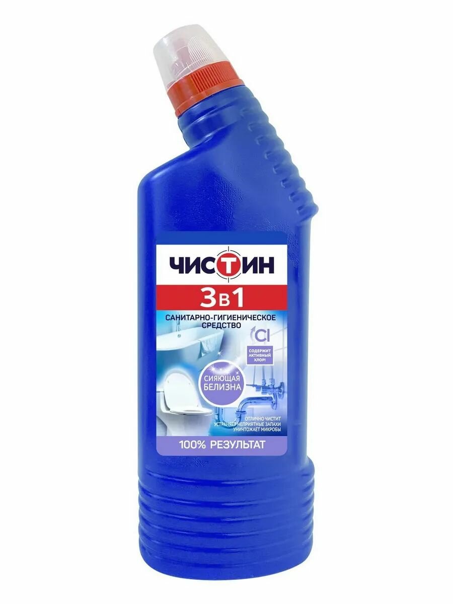 Чистин Средство санитарно-гигиеническое 3 в 1 750 г