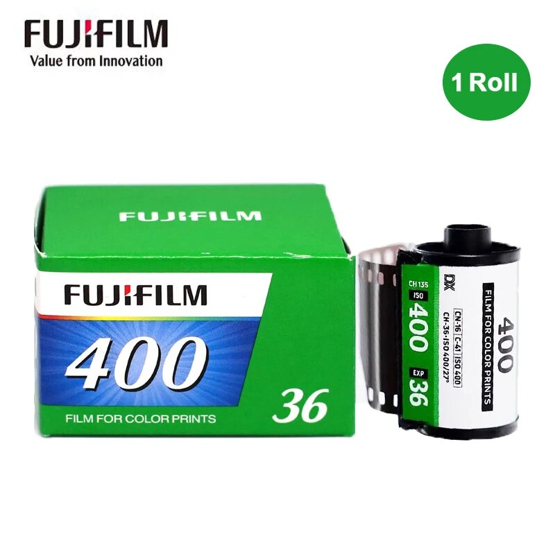 Цветная фотопленка Fujifilm Fujicolor C400, 35 мм, 1-10 рулонов, 36 кадров на рулон, негативы для профессиональной цветной фотосъемки