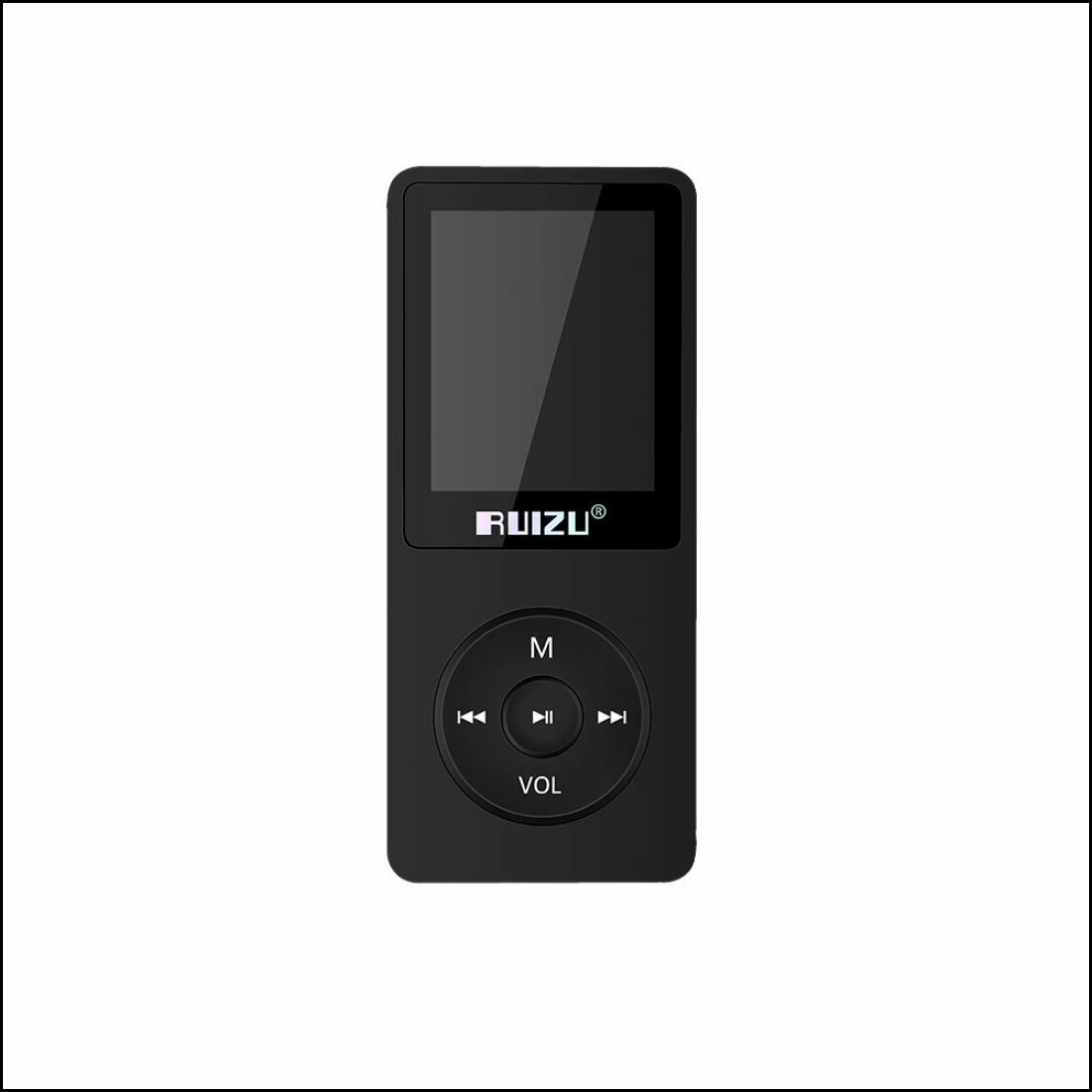 RUIZU MP3-плеер X02 4 ГБ, черный