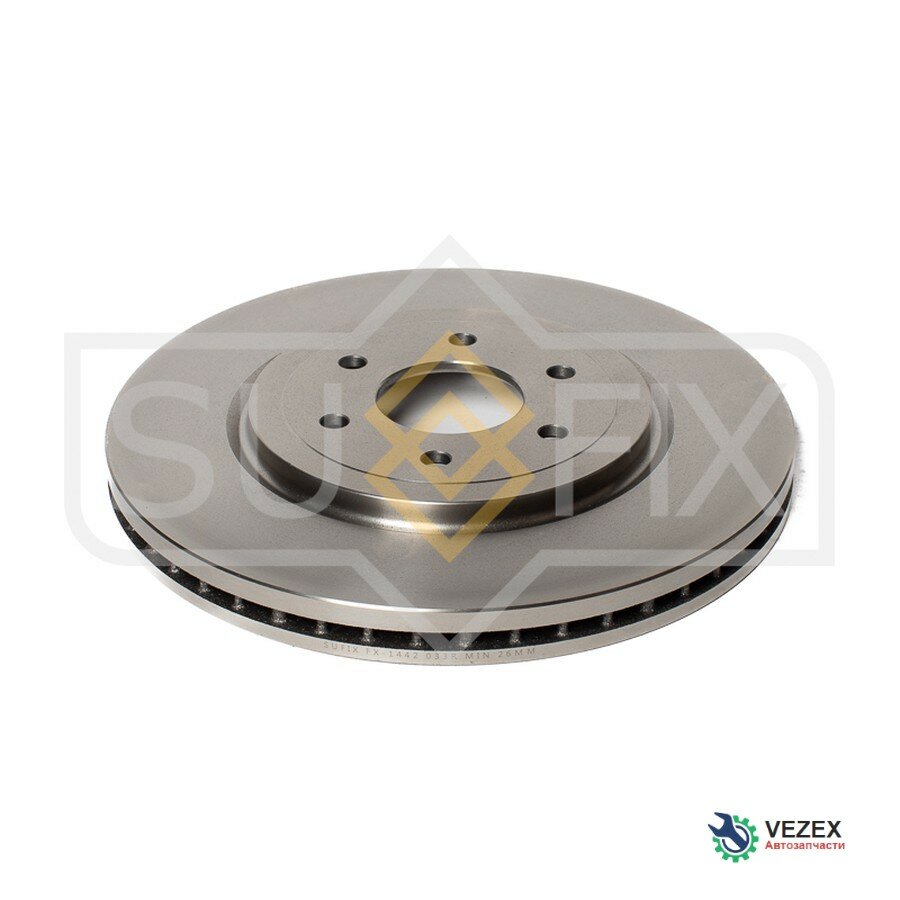 SUFIX FX1442 Диск тормозной вентилируемый (319x28) | перед прав/лев | NISSAN Navara(D40) 05> / Pathfinder(R51) 05-11