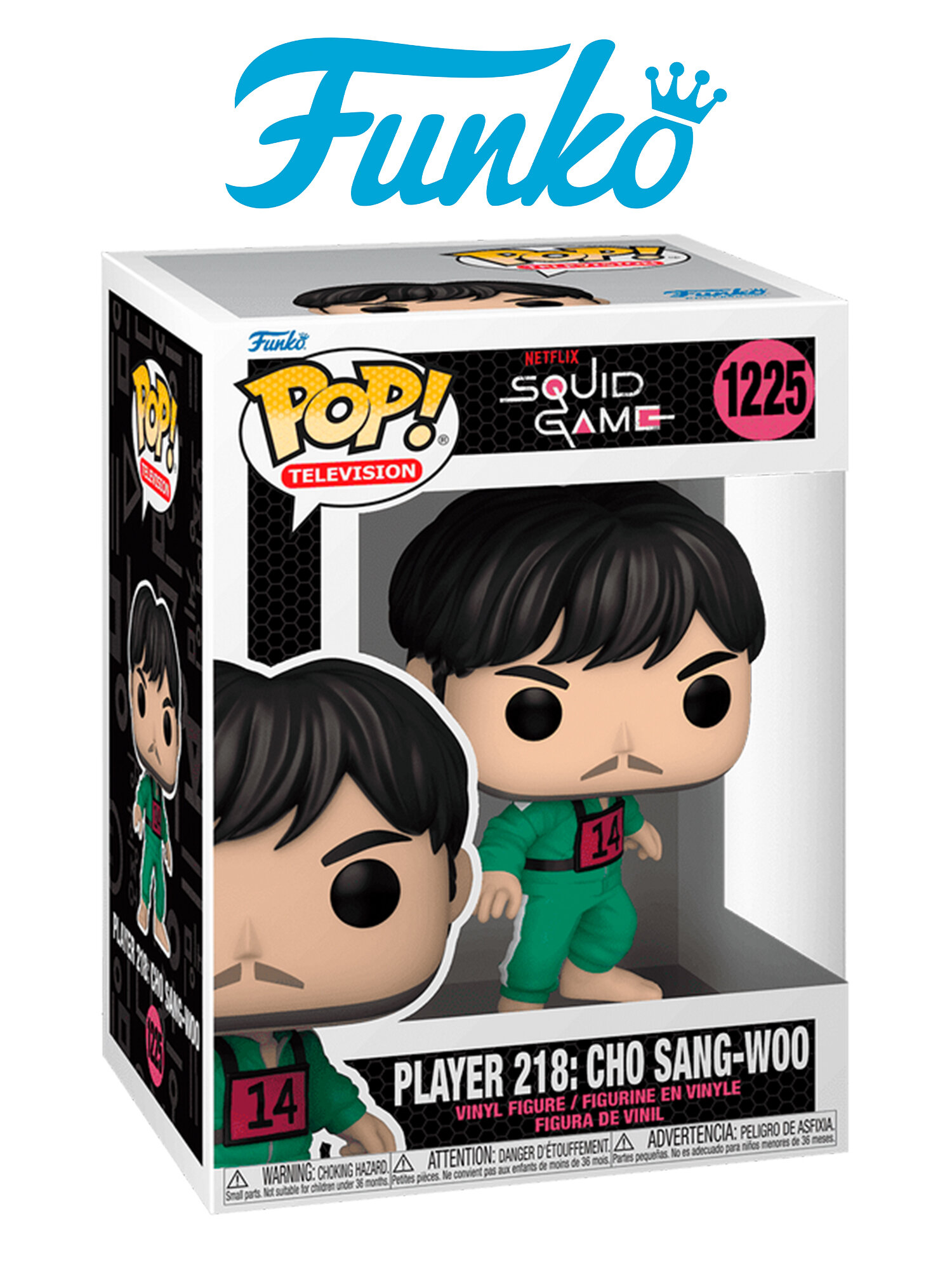 Фигурка Funko POP! Player 218: Cho Sang-Woo (1225) Squid Game