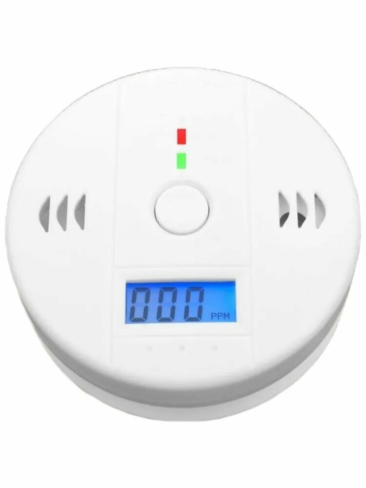 Сигнализатор измеритель CO / Цифровой автономный для обнаружения утечки / Детектор дыма с сиреной