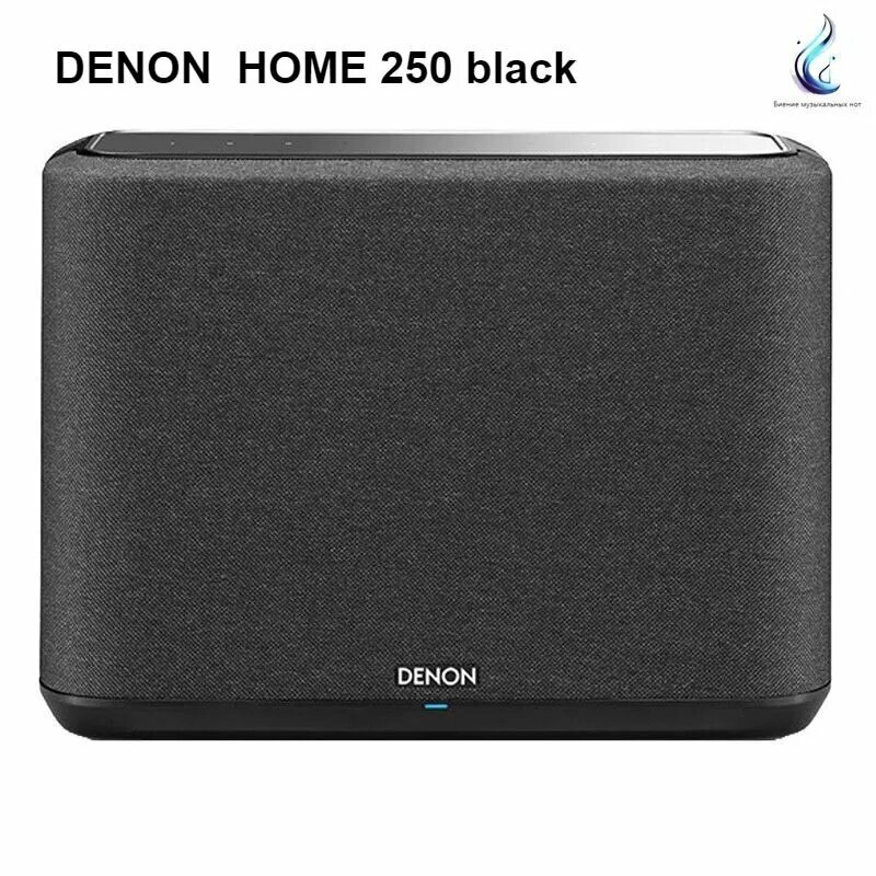 Беспроводное интеллектуальное аудио DENON HOME 250 Hi-Fi, Wi-Fi, Bluetooth, USB, сопряжение со стереосистемой, комбинированный динамик для нескольких комнат, черный
