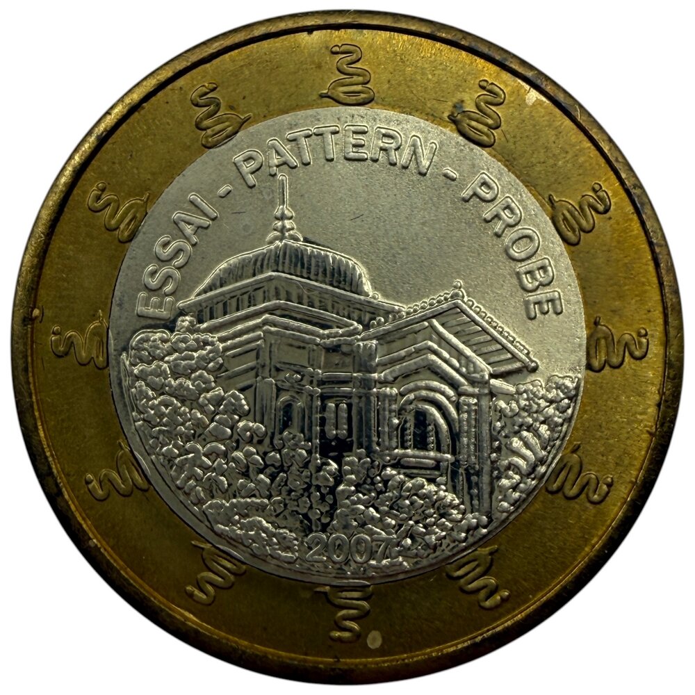 Мартиника 1 евро (Xeros) 2007 г. (Проба)