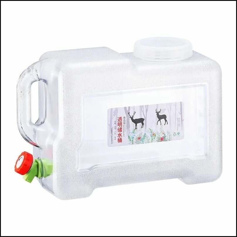 Канистра для воды, С краном,1,20, белый,1220,1000.