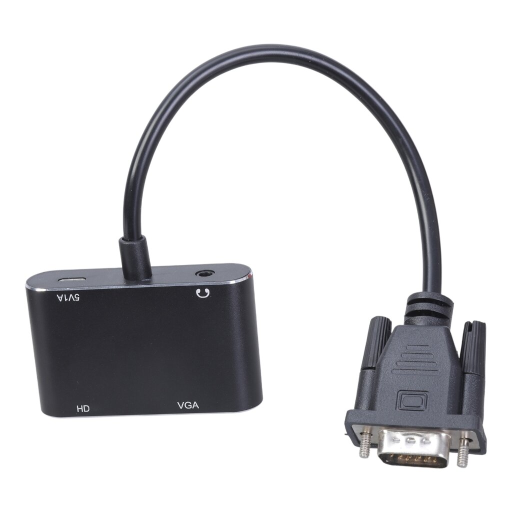 Преобразователи FullHD VGA с разъемом VGA и 3,5 мм звуком для компьютера