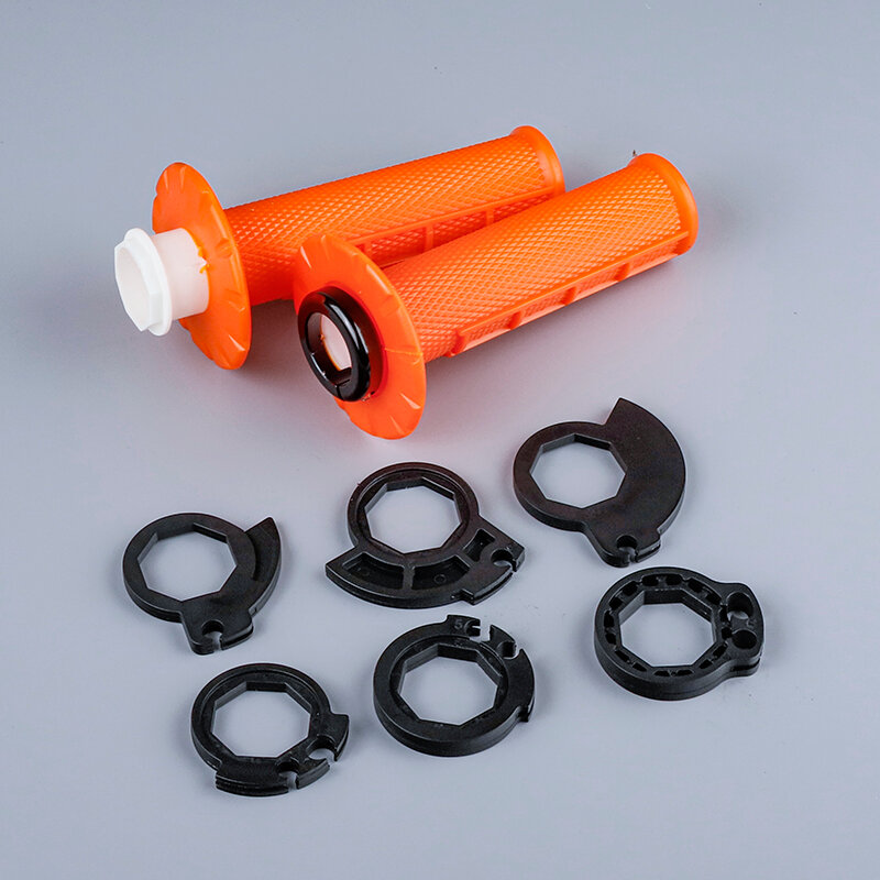 Грипсы Lock-On под зажим для эндуро и кросса, универсальные ручки руля для KTM, Husqvarna, HONDA, YAMAHA, KAWASAKI, SUZUKI