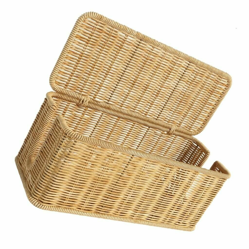 Коробка для управления кабелем из анти-ротанга ручной работы с плетеной проволокой скрытый ящик для хранения с крышкой