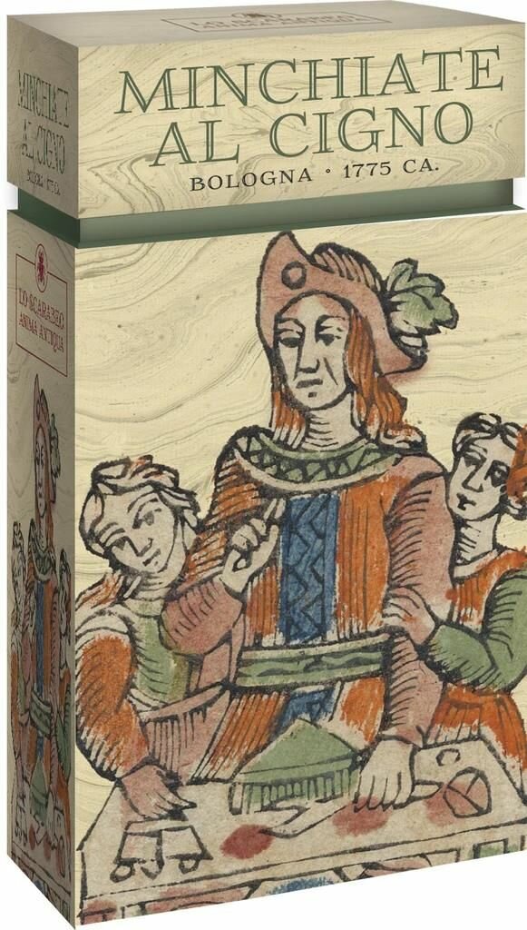 Карты Таро "Minchiate al Cigno - Bologna 1775 CA" Lo Scarabeo / Карточки Минчиате Аль Синьо для Скар 63569