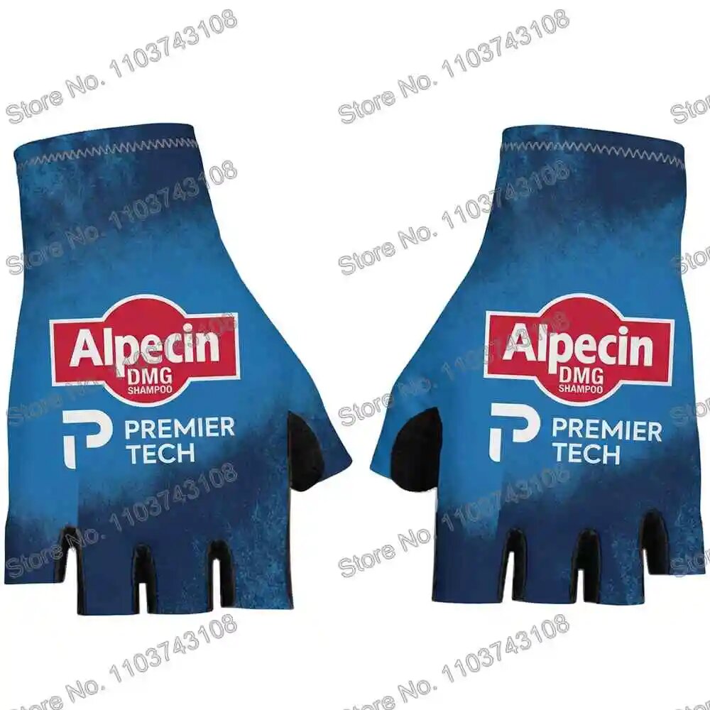 Велоперчатки Alpecin Premier-Tech синие, L