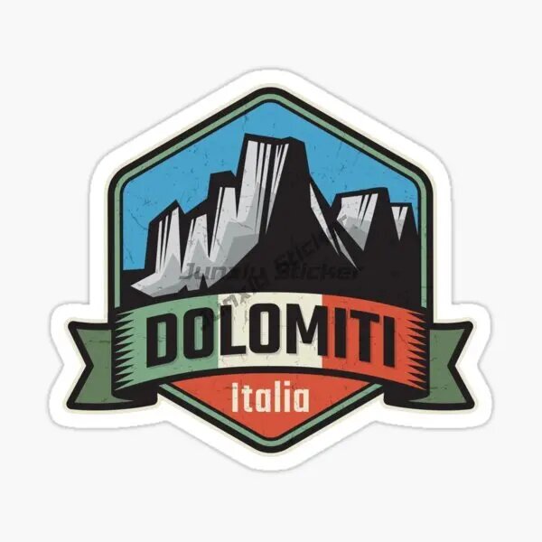 Наклейка DOLOMITI Италия, 10см