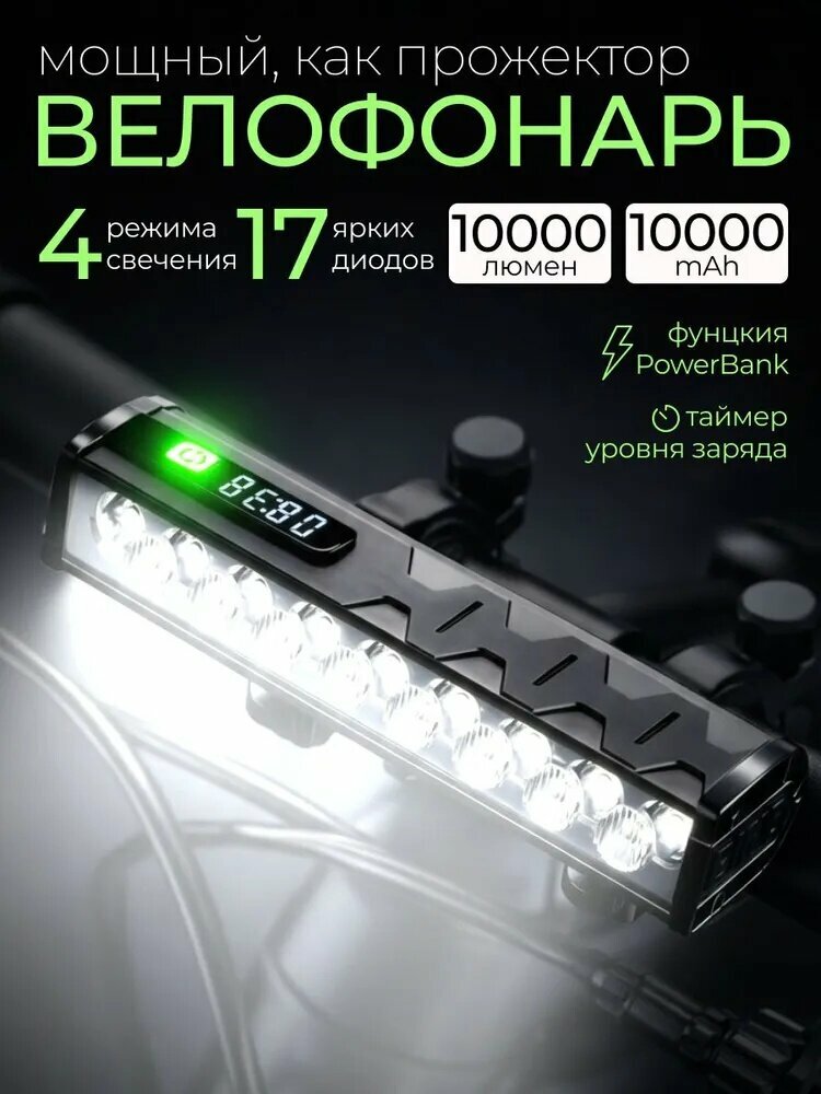 Фара передняя для велосипеда