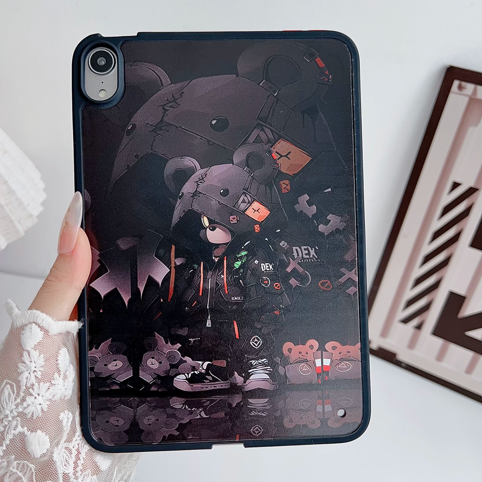 Защитный чехол для iPad Pro 13inch без крышки, акриловый, устойчивый к деформации, 9-го поколения, с эффектом кожи,