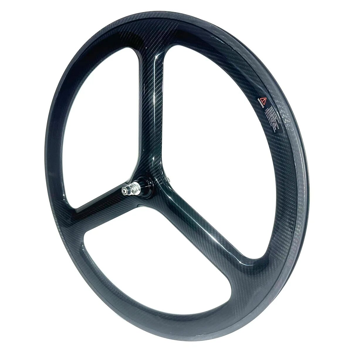 TIMETECBIKE Колеса карбоновые 700C, 24мм, три спицы, glossy