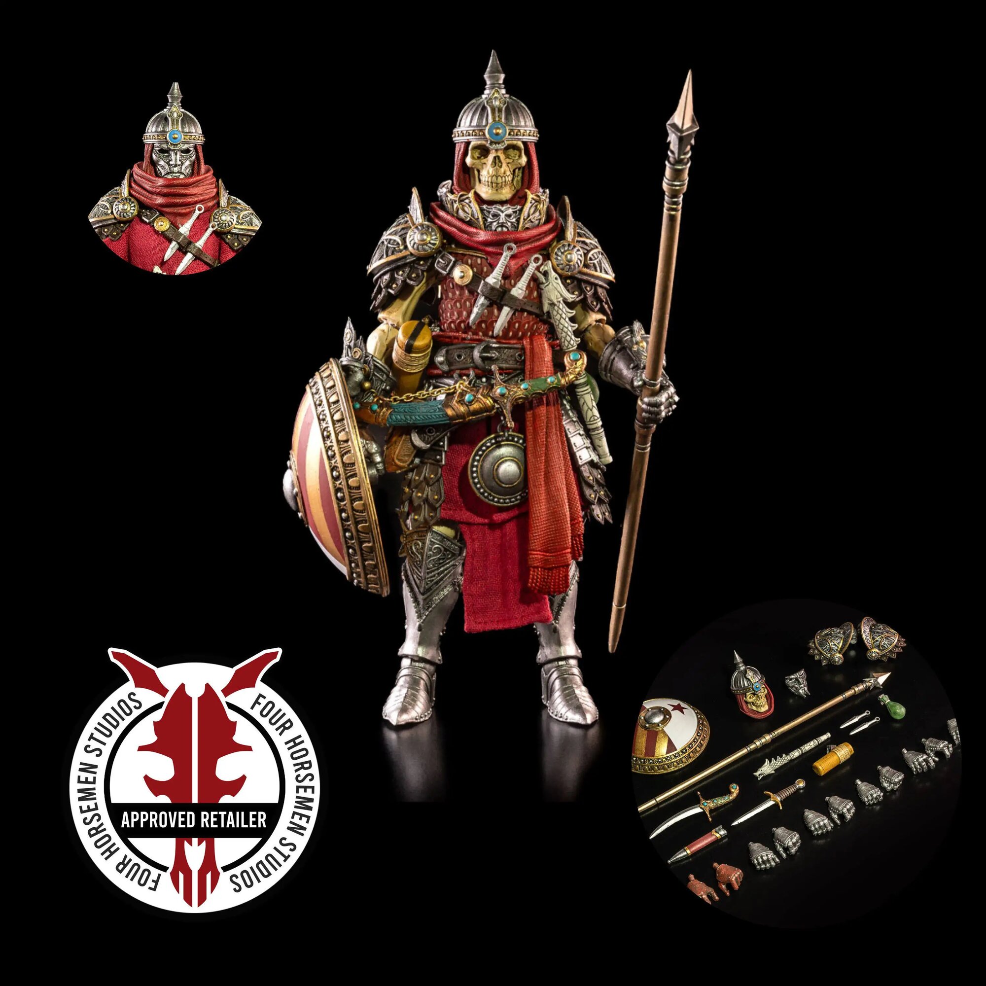 Фигурка Four Horsemen Star Bear Conqueror Atreus Patar, Lance Skull