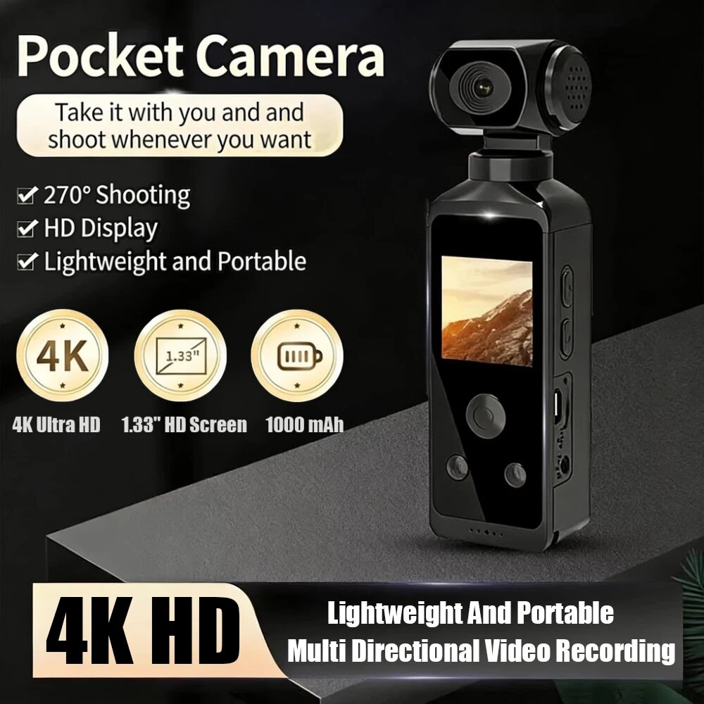 Экшн-камера MBVM 4K 16GB, цвет: camera with 16GB — фото 1