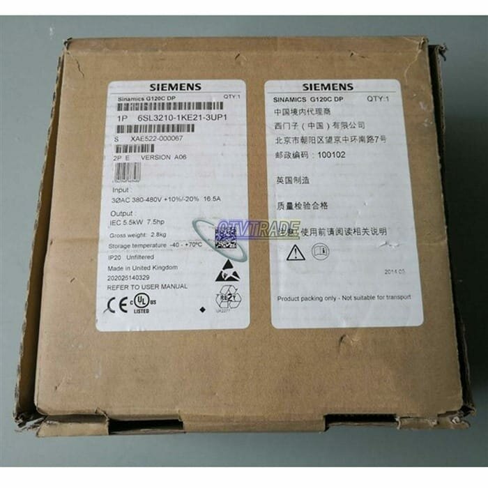 Модуль Siemens 6SL3210-1KE21-3UP1