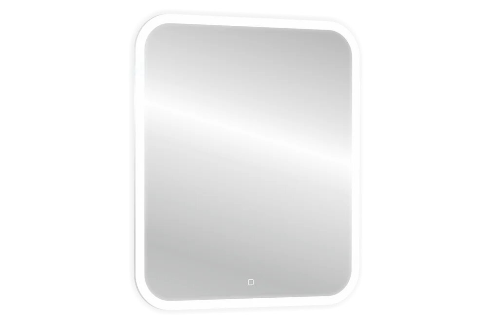 Зеркало Silver Mirrors Стив 68x80 со светодиодной подсветкой, 68 см, с сенсорным управлением, зеркало настенное в ванную, в современном стиле