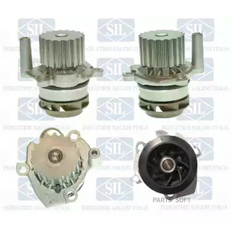 Насос водяной Audi A3/A4, VW Golf/Passat/Bora 1.9TDi 00> от официального дистрибьютора, SALERI SIL, артикул PA1048A