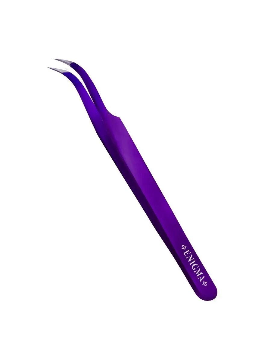 Пинцет изогнутый 90 Purple руч заточка