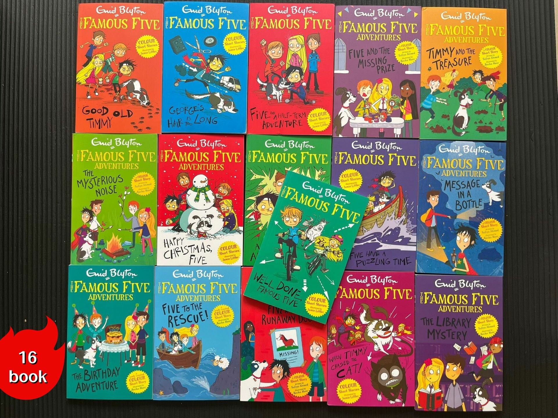 The Famous Five Adventures Enid Blyton 16 книг на английском языке для детей приключенческие книги английский язык детская литература