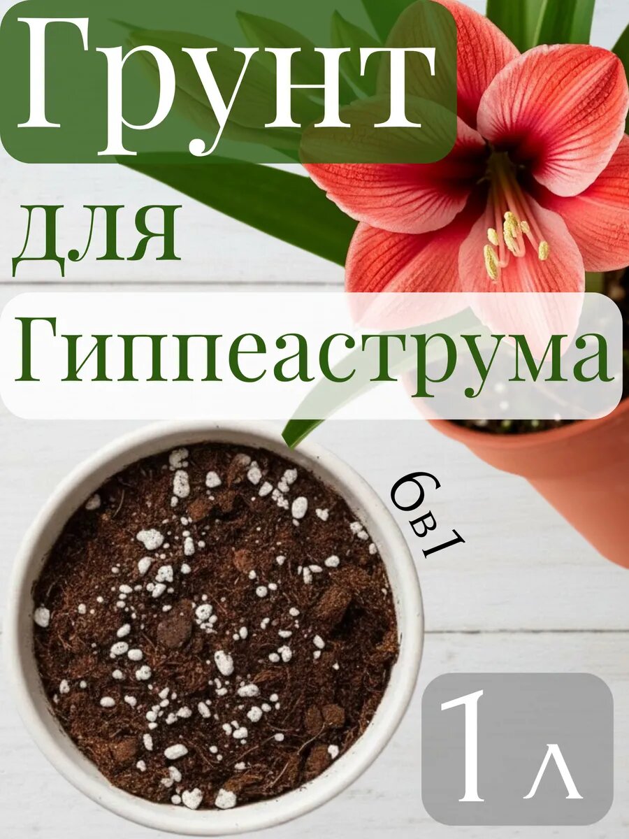 Готовый грунт для Гиппеаструм 1 литр