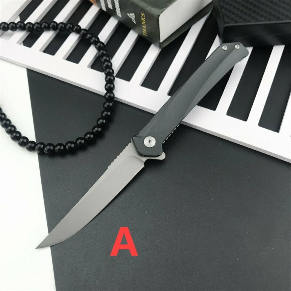 CRKT K500GXP Складной нож без логотипа Лезвие 440C Ручка из алюминиевого сплава Карманный нож для улицы Высокого качества Выживания Кемпинга пешего туризма EDC