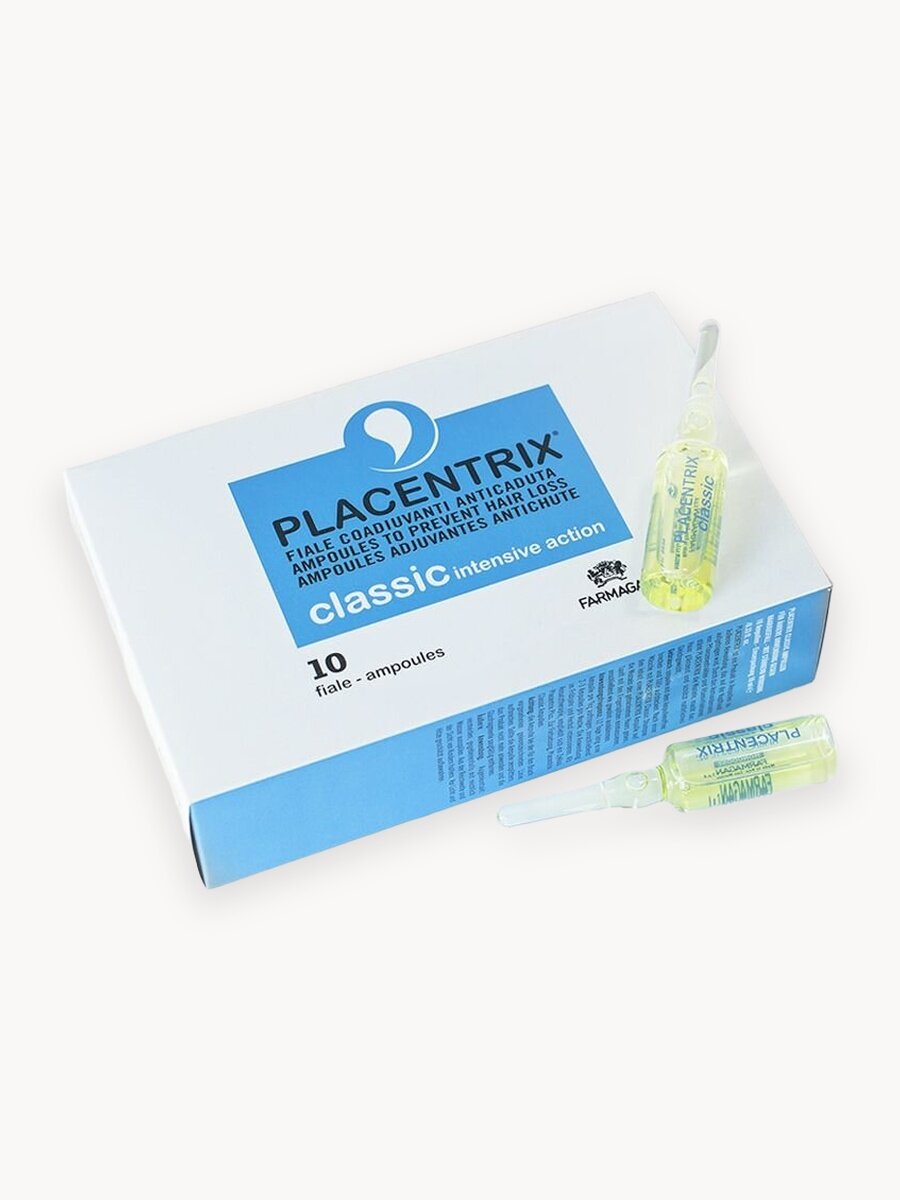Лосьон против выпадения интенсивного действия в ампулах PLACENTRIX CLASSIC, 10х10 мл