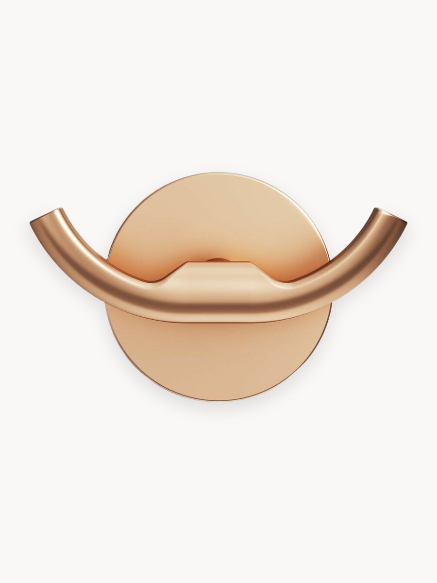 Крючок для ванной AM.PM X-Joy двойной для полотенец, розовое золото